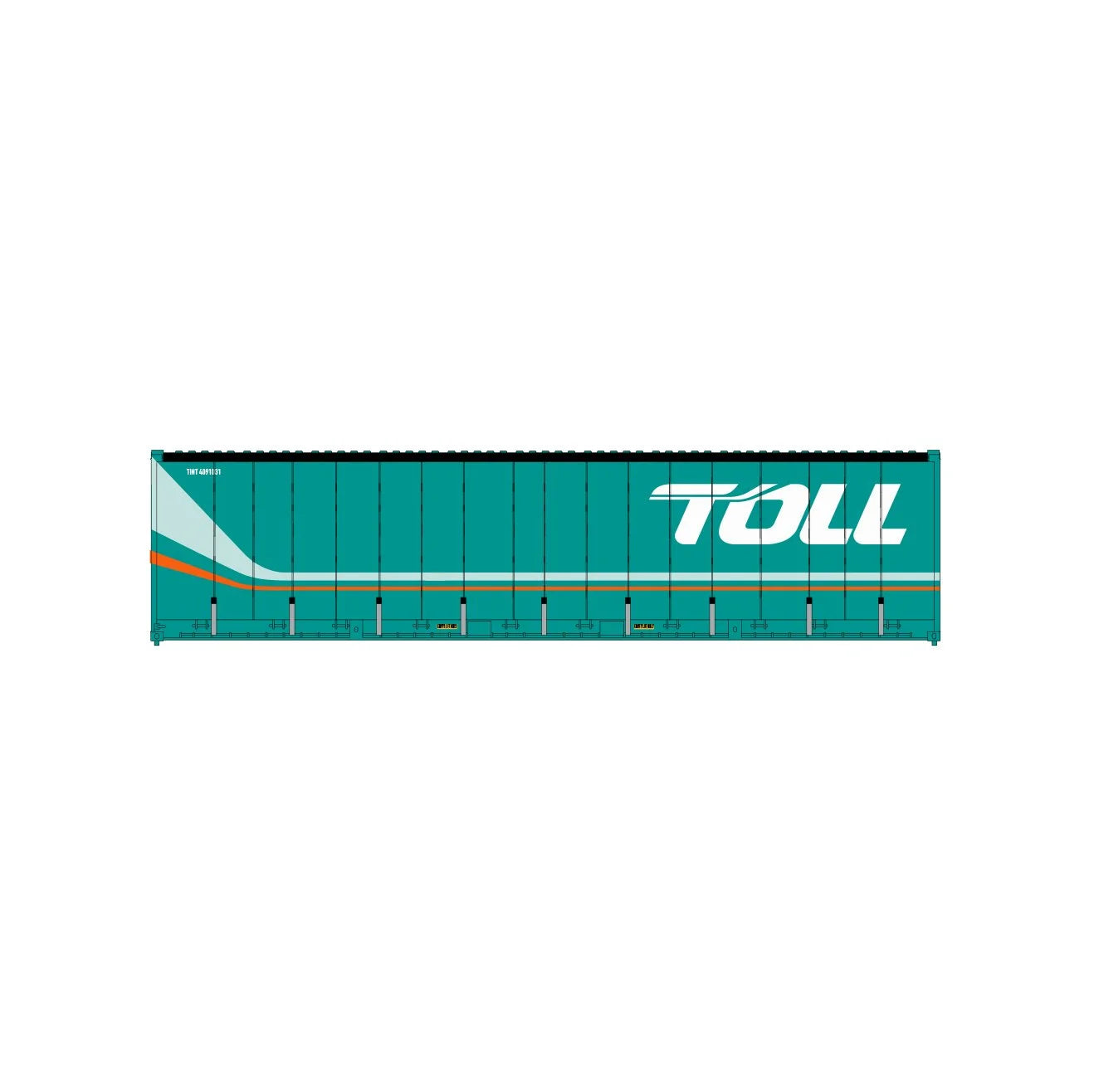Toll 40ft Tautliner – Vision N Scale